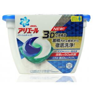 P&G(藍-淨白抗菌)3D洗衣凝膠球(18入盒裝)_衣物洗衣球/柔軟/洗衣槽/清潔配件_生活百貨_佳麗美國際有限公司
